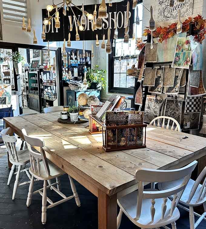 That rustic farmhouse table you've been searching for might just be waiting right here for you.