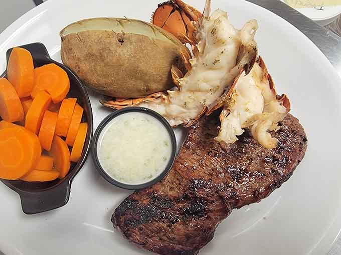 Lobster tail and steak for breakfast? Tom's Kitchen plays by its own rules, and we're here for it completely.