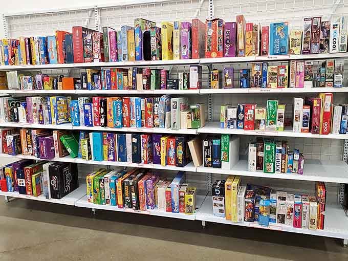 Board game night just got affordable with classics and hidden gems lining these shelves.