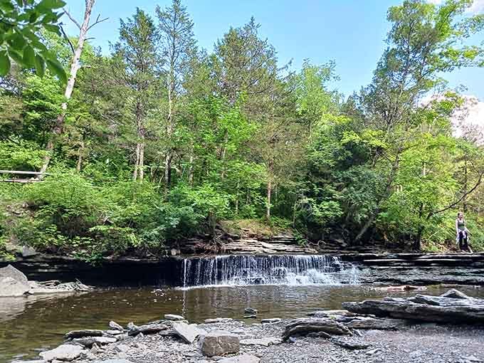 Nature's own antique, this waterfall has been putting on free shows longer than any shop's been open.