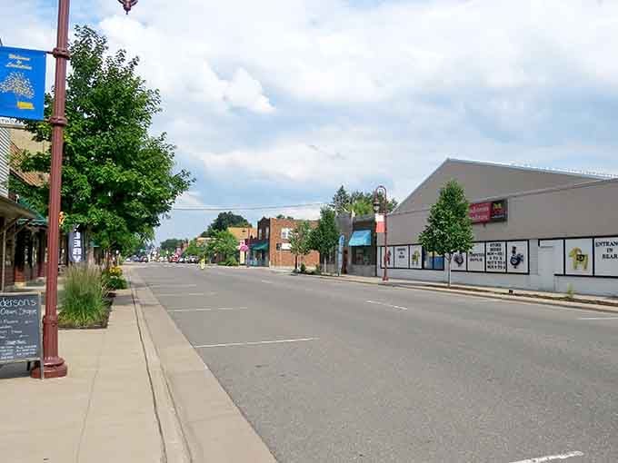 Wide streets and vintage lampposts invite you to slow down and appreciate every architectural detail around you.