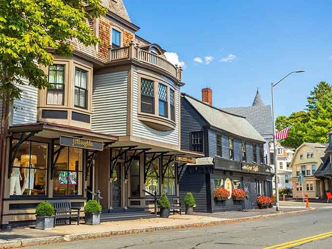 Victorian architecture meets modern coastal living on tree-lined streets where every porch tells a different story.