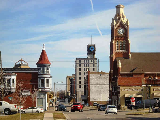 Clock towers and turrets punctuate the skyline like exclamation points celebrating small-town character and big-city ambition.