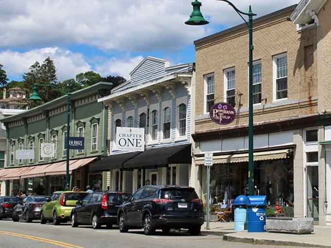 Mystic's Main Street storefronts showcase that perfect New England charm without trying too hard to impress visiting tourists.