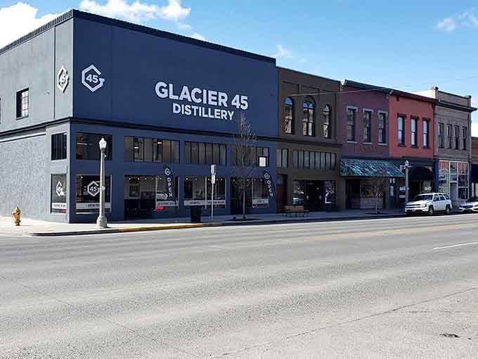 Modern meets historic on this downtown block where new businesses breathe life into beautifully preserved century-old buildings.