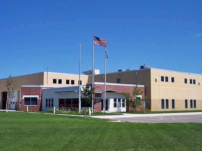 Modern municipal buildings stand ready to serve a community that takes safety and service seriously.