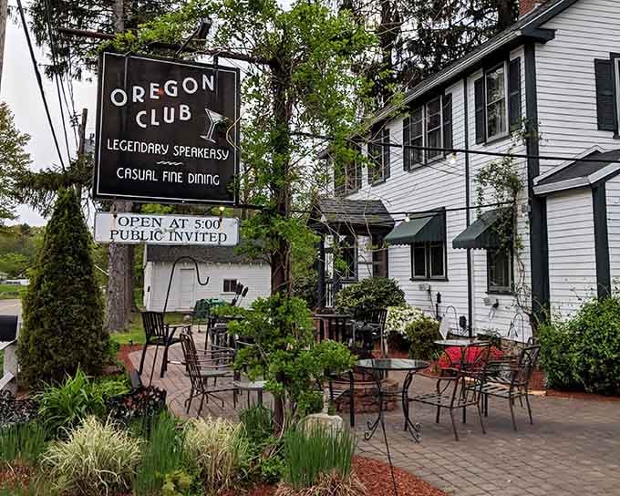 That welcoming sign promising legendary speakeasy vibes and casual fine dining delivers exactly what it advertises&mdash;memorable meals in comfortable surroundings.