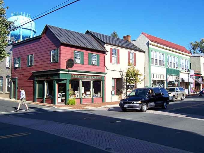 Colorful facades and varied architecture create visual interest along streets where every building tells its own unique story.