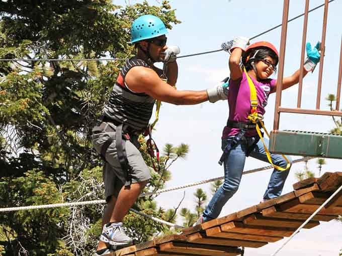 Teaching the next generation that adventure beats screen time, one wobbly bridge at a time.