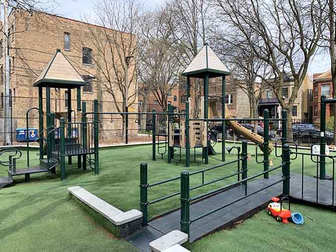 Modern playgrounds prove Andersonville thinks about families, not just the brunch crowd and their bottomless mimosas.