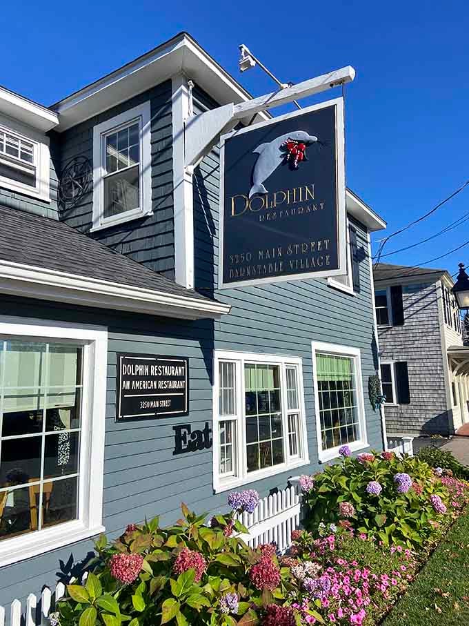 The Dolphin Restaurant sits ready to serve breakfast to locals who know good food doesn't require fancy zip codes.