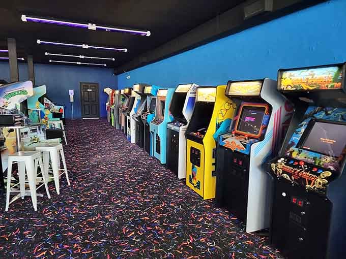 Vintage arcade games that cost quarters, not your personal data or a second mortgage payment.