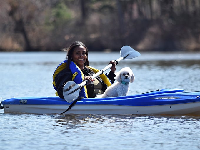 Kayaking the local waterways proves adventure doesn't disappear just because your paycheck did when you retired last year.
