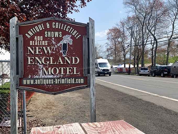 The New England Motel becomes antique show central, where dealers and collectors gather for the ultimate shopping marathon.