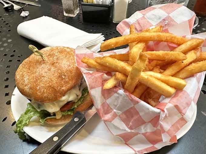 That burger and those golden fries are calling your name, and it would be rude not to answer immediately.
