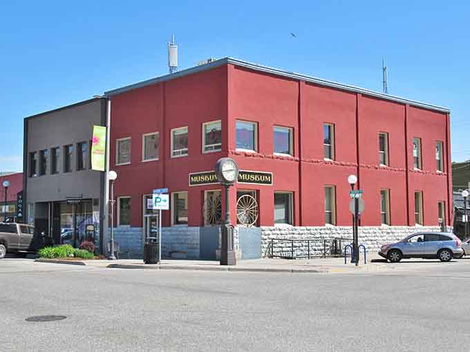 The Lake Chelan Museum's bold red exterior houses stories from when this valley was truly wild and untamed.