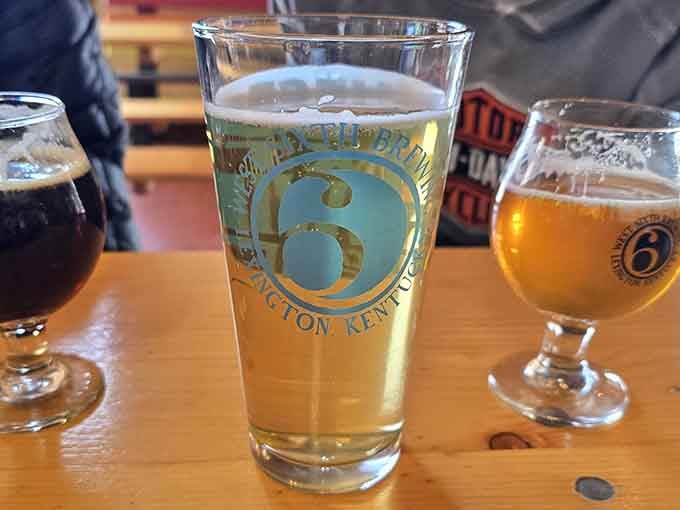 Local brews that prove Kentucky's beverage excellence extends well beyond its famous bourbon distilleries.