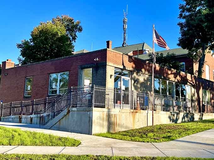 This building proves that even municipal architecture used to have personality, back when people cared about such revolutionary concepts.