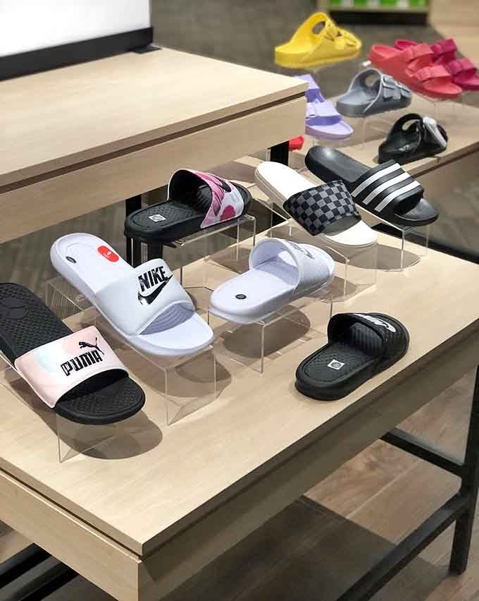 Slide into comfort with more color options than a box of crayons from your childhood art class.