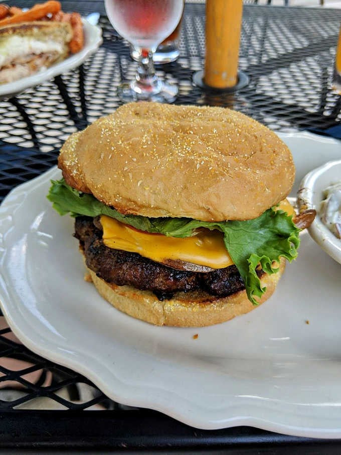 Sometimes a classic cheeseburger with crisp lettuce and melted cheddar is exactly what your soul needs for lunch.