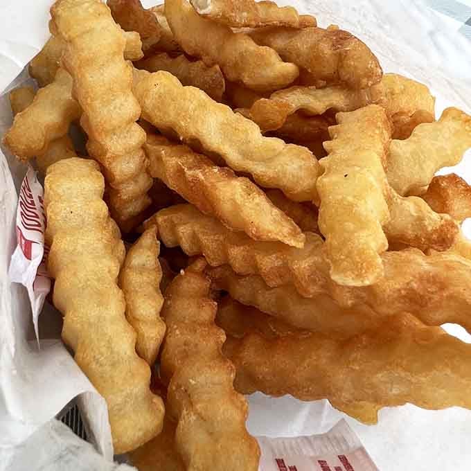 Crinkle-cut fries and fish that prove sometimes the classics really do know what they're doing.