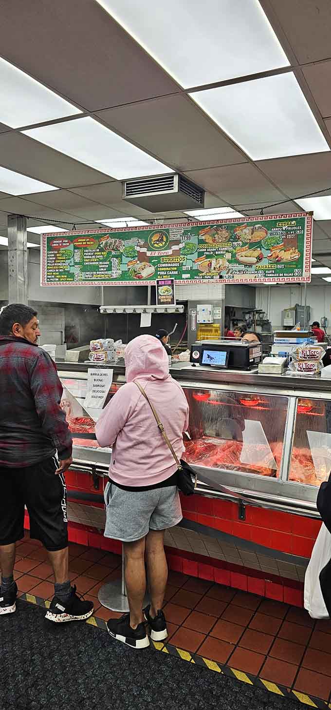 Where the magic happens: locals line up knowing exactly what they want from this legendary counter.