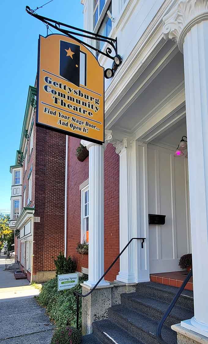 Local theater thrives in a town where the biggest drama happened over 150 years ago.