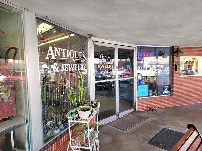 Graf's combines antiques and jewelry because apparently one way to empty your wallet just wasn't quite enough temptation.