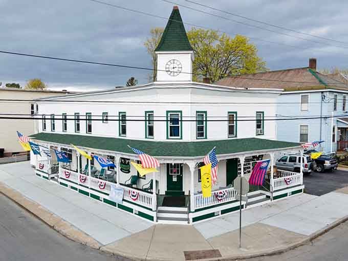 Historic charm meets modern comfort at this corner establishment where locals gather and visitors become regulars almost immediately.
