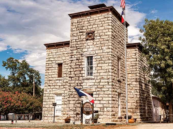 The old Hood County Jail stands as a reminder that historical preservation beats demolition every single time.