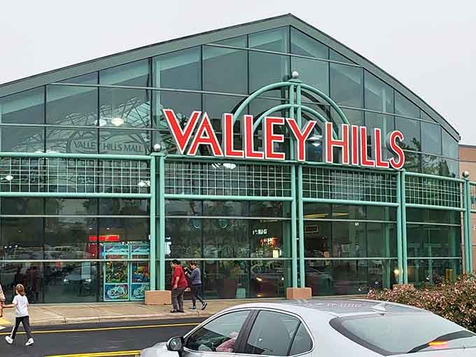 Valley Hills Mall serves the community with practical shopping, refreshingly free from luxury brands nobody can actually afford.