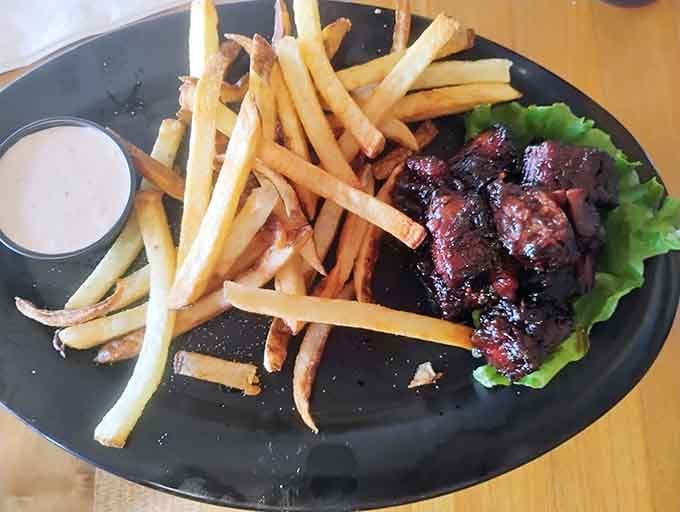 Those crispy-edged burnt ends with fresh-cut fries and ranch dressing are the treasure every pitmaster guards jealously.