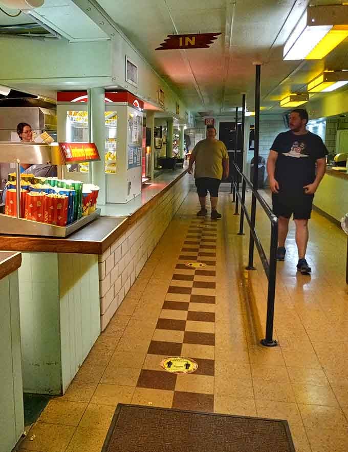 The retro concession stand serves up nostalgia with a side of popcorn and all your favorite treats.