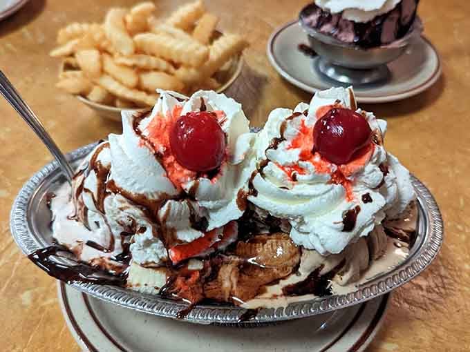 The banana split remains undefeated as the heavyweight champion of ice cream parlor indulgence and pure joy.