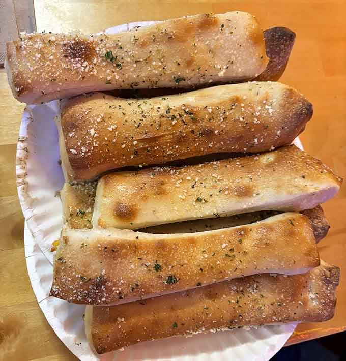 Golden breadsticks that could make you reconsider your entire relationship with carbohydrates and never look back.