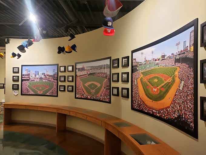Baseball history lives here in photographs and memories, proving America's pastime belongs to everyone who loves the game.