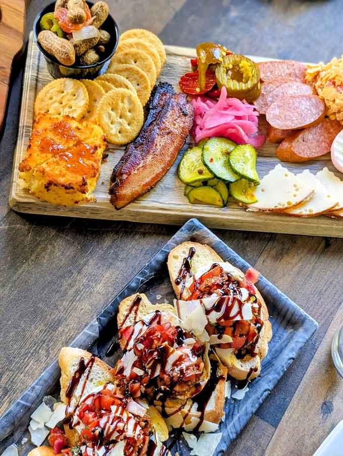 This charcuterie spread pairs perfectly with fruit wines, proving sophisticated snacking doesn't require leaving Central Florida.