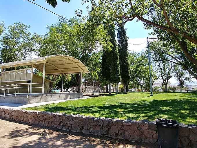 Green grass and shade trees in the Arizona desert feel like finding an oasis, because that's exactly what it is.