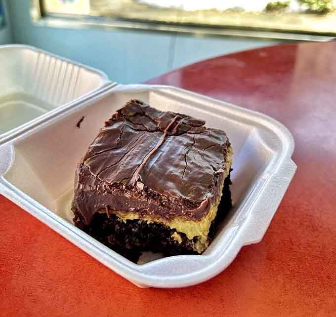 That Dubai brownie looks like it contains enough chocolate to fuel a small spacecraft through the galaxy.