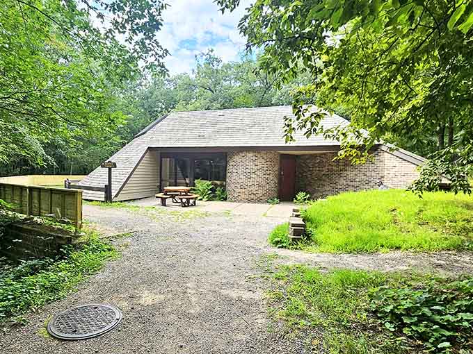 The trail center welcomes you to adventures that don't require a passport or airport security lines.