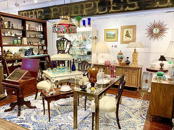 The People's Store Antiques Center: where treasure hunting becomes a legitimate weekend activity for discerning collectors.