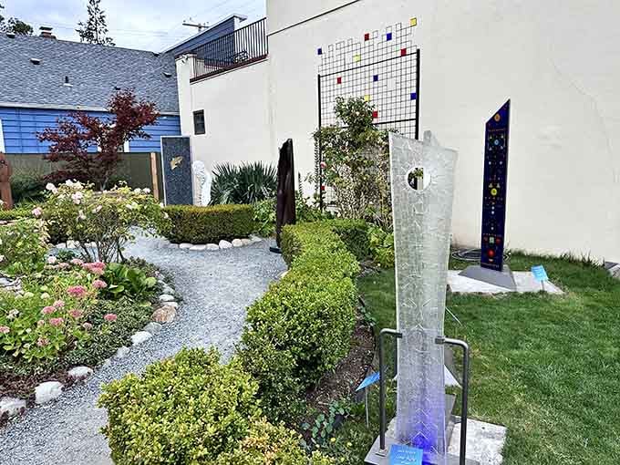 A sculpture garden tucked behind town where art meets nature in the most delightfully unexpected Pacific Northwest way.