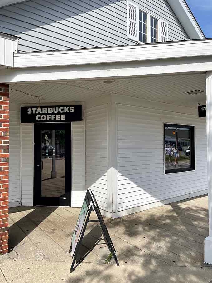 Even Starbucks made it to the outlets, because caffeine is essential fuel for serious bargain hunting expeditions.