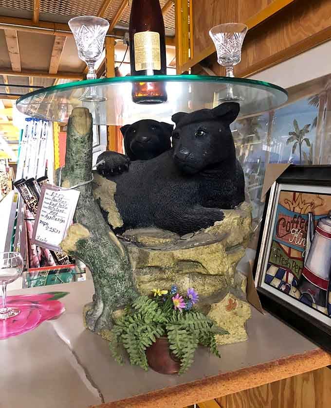 Black panthers transformed into functional furniture because why should tables be boring when they can be magnificent?