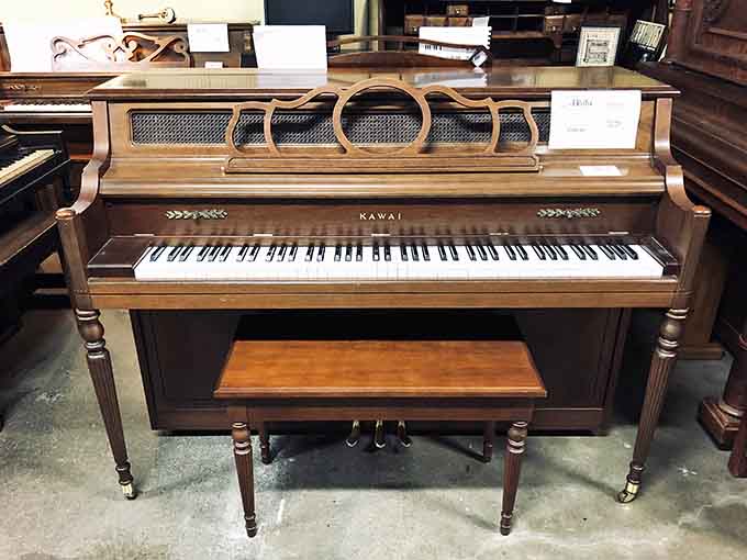 This Kawai piano has stories to tell and melodies to share, just waiting for fingers to dance across keys.