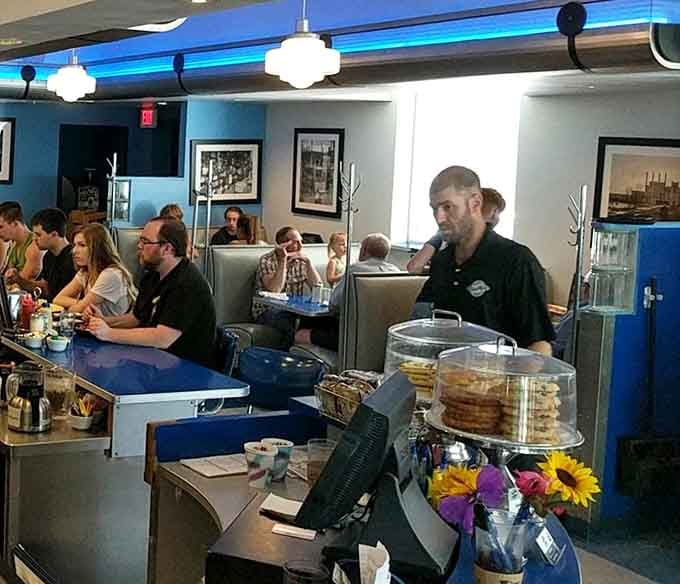 The booths fill up fast because word travels when a place serves food this consistently delicious.