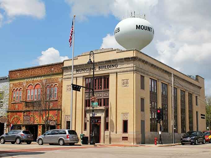 The Municipal Building anchors downtown with classic architecture that commands respect without demanding attention from passersby.