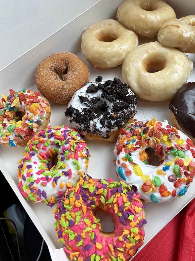 From fruity cereal toppings to classic glazed, this box has more variety than a greatest hits album.