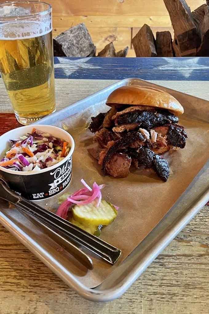 When your sandwich needs its own zip code, you know the pitmaster isn't messing around with portions.