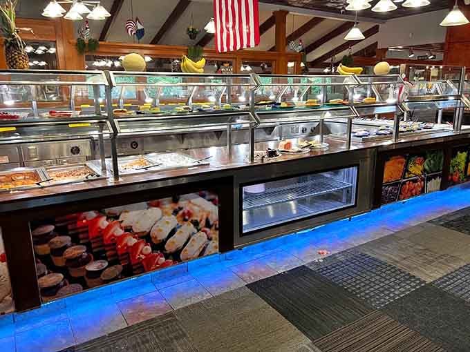 Multiple buffet stations mean no waiting, no crowding, just pure access to all that homestyle goodness you crave.